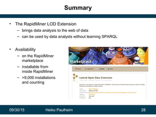 Linked Open Data enhanced Knowledge Discovery | ODP