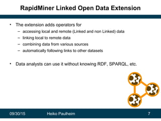 Linked Open Data enhanced Knowledge Discovery | PPT