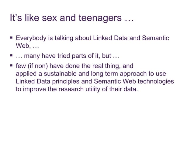 Linked data in pharma | PPT