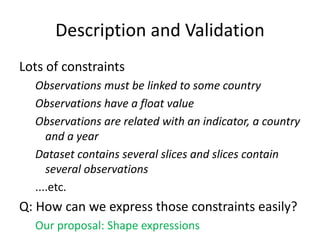 Validating and Describing Linked Data Portals using RDF Shape Expressions | PPTX
