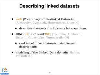The state of the art in Linked Data | PPT