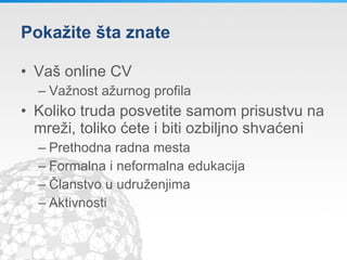 LinkedIn i njegova poslovna primena | PPT