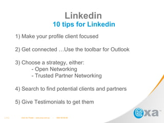 Linkedin | PPT | Social Networking | Internet