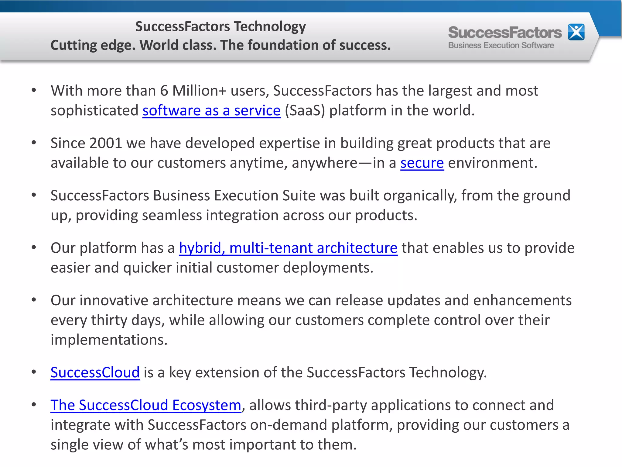 SuccessFactors | PPT