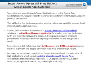 SuccessFactors | PDF | Computer Software and Applications | Computing