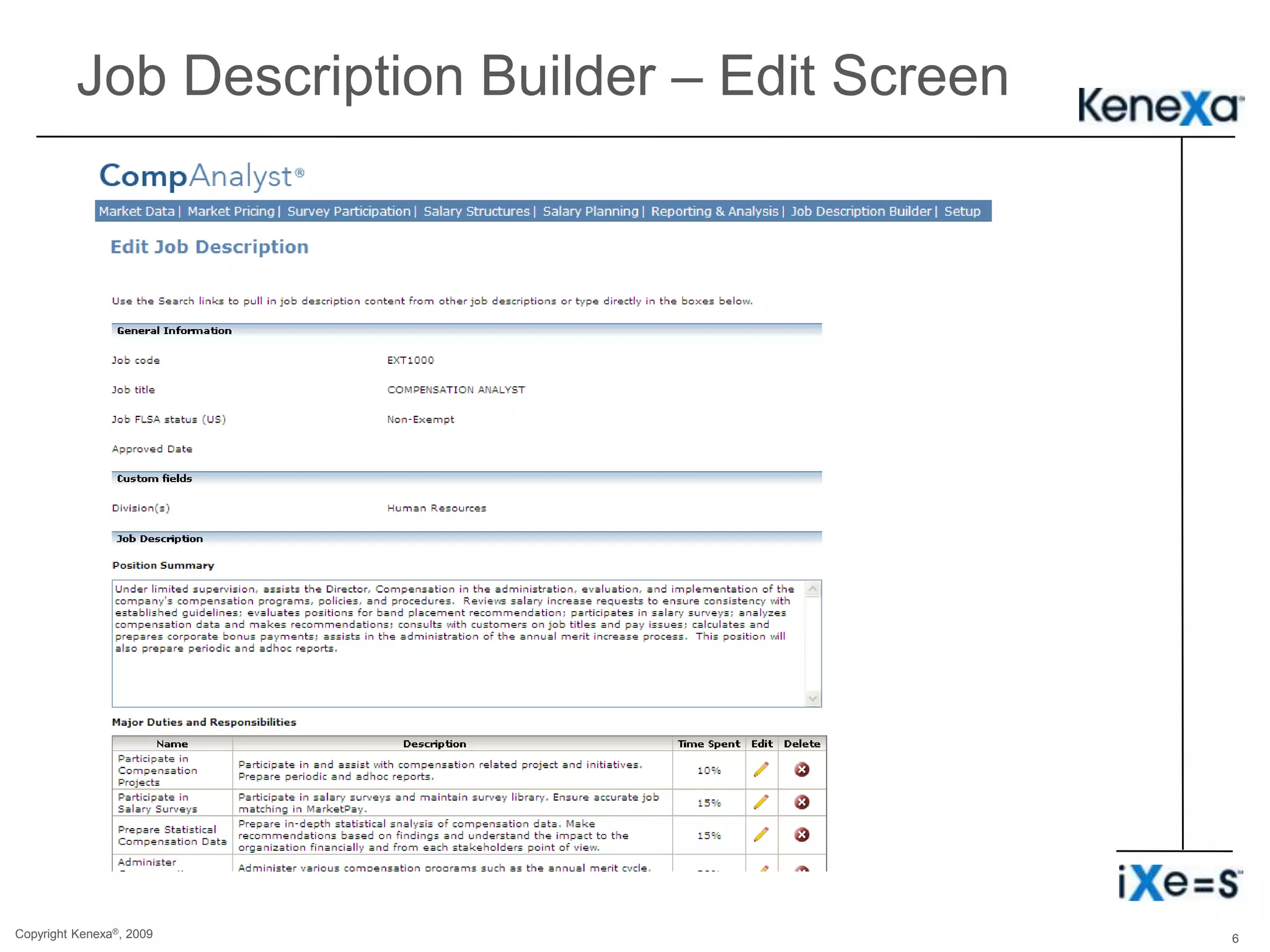 Job Description Builder | PPTX