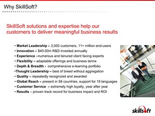 SkillSoft Overview | PPT