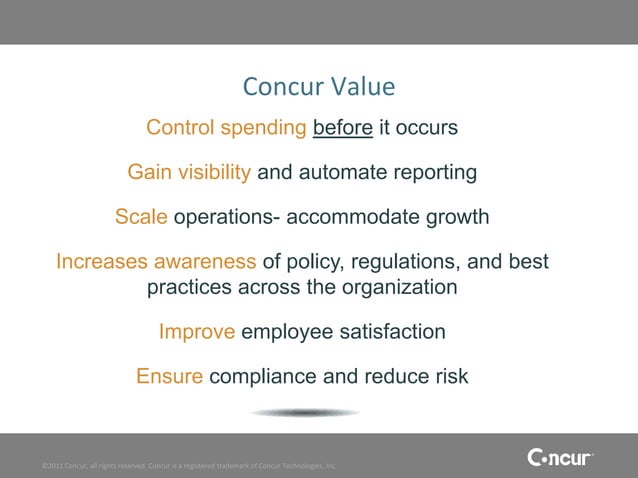 Concur Overview | PPT