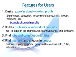 Linkedin's network effect and lock-in strategy | PPT