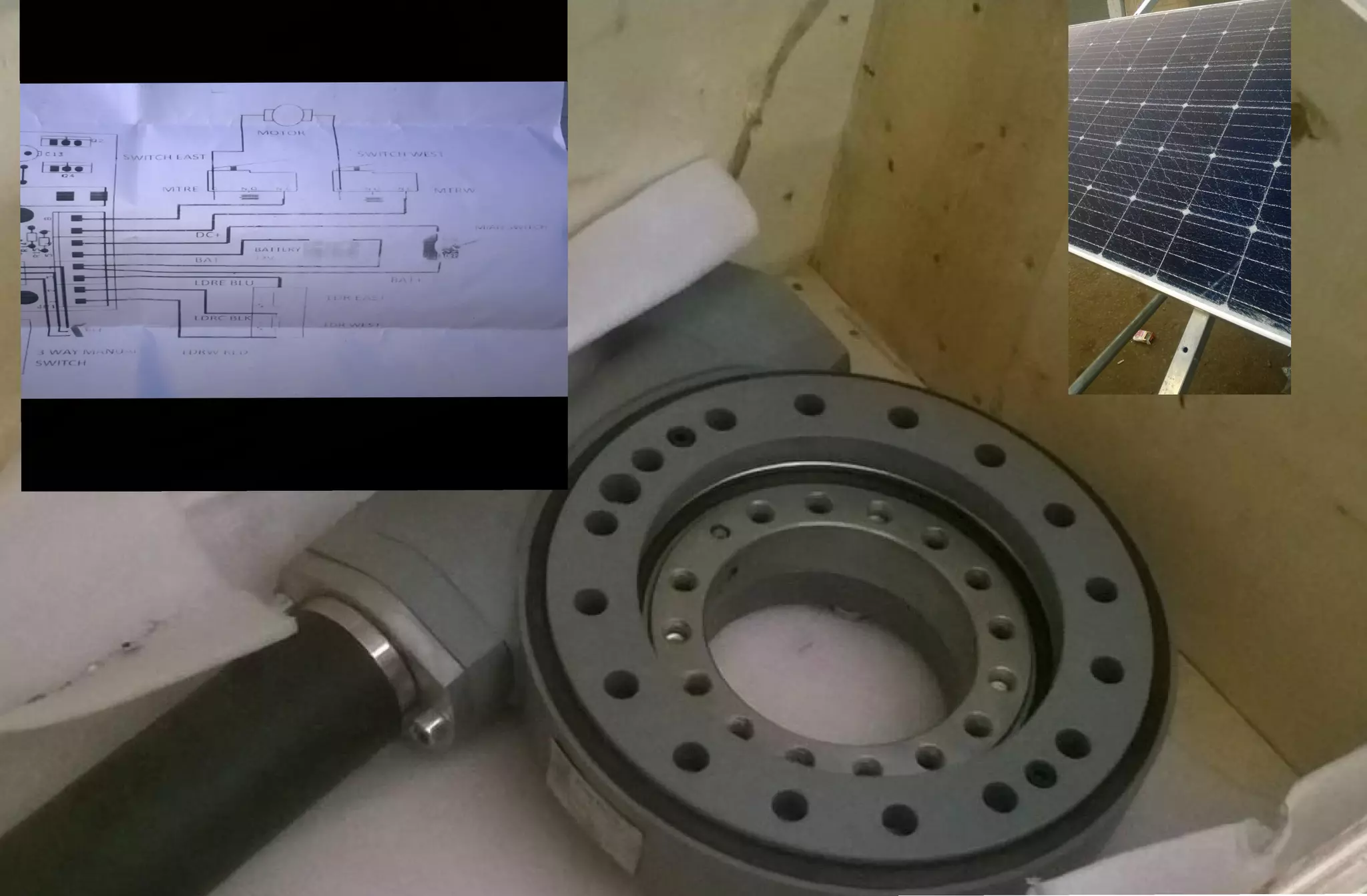 Solar Panel(PV Module) with Solar Tracker & Slew Drive | PDF | Power ...