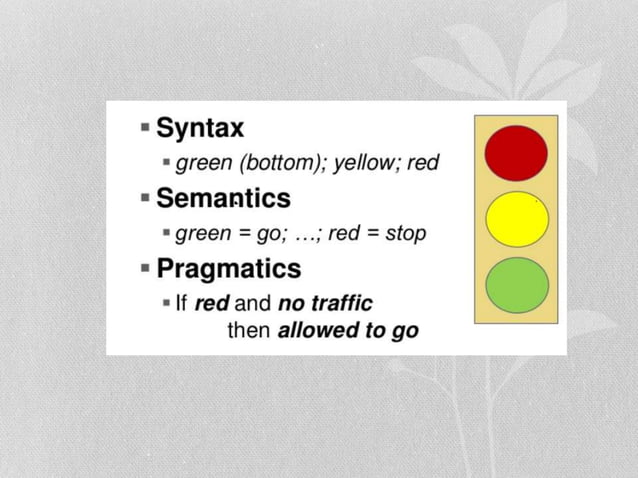 Semantic and Pragmatic | PPTX
