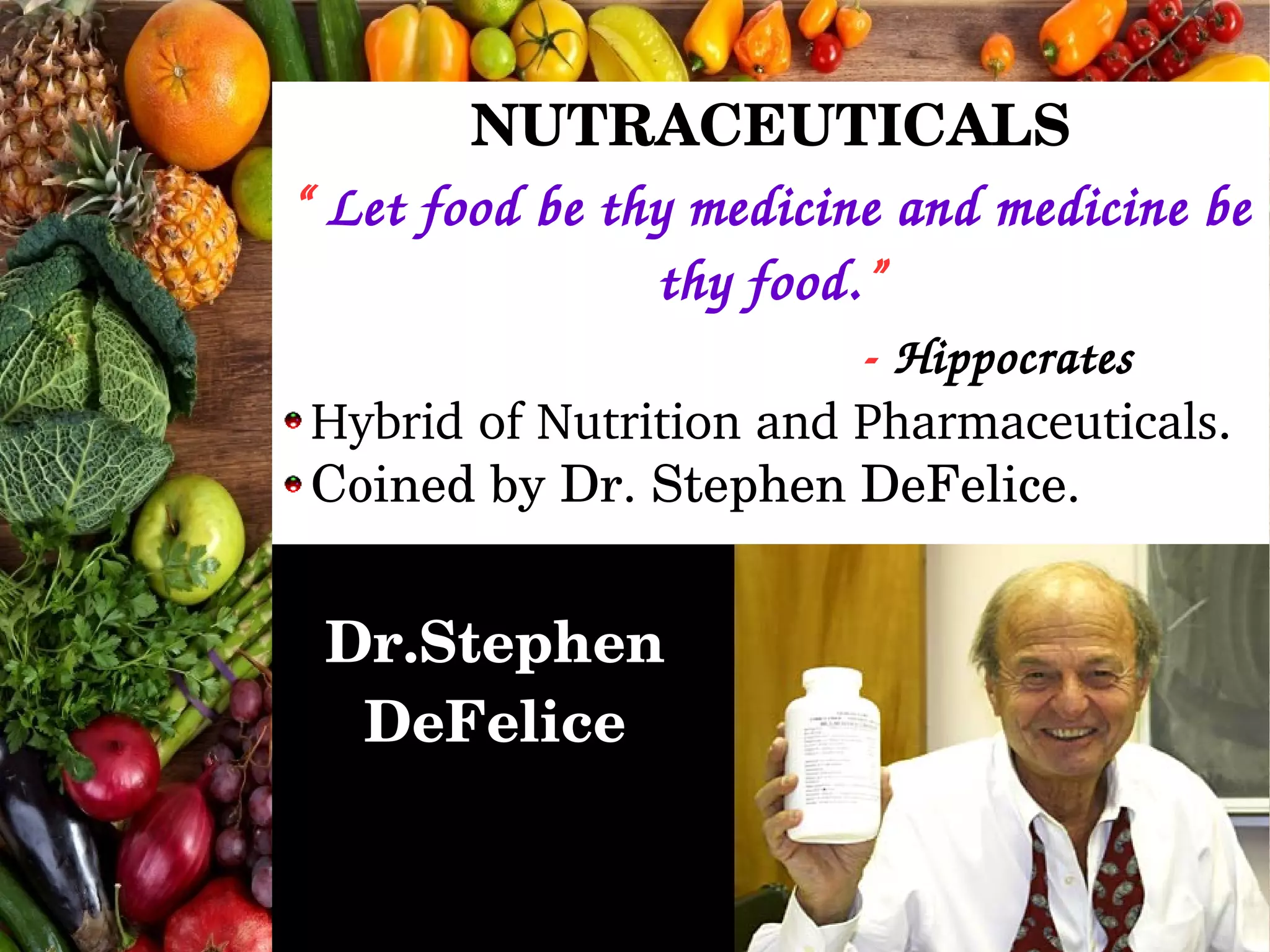 Nutraceuticals and Proximate Analysis in Brief | PPT