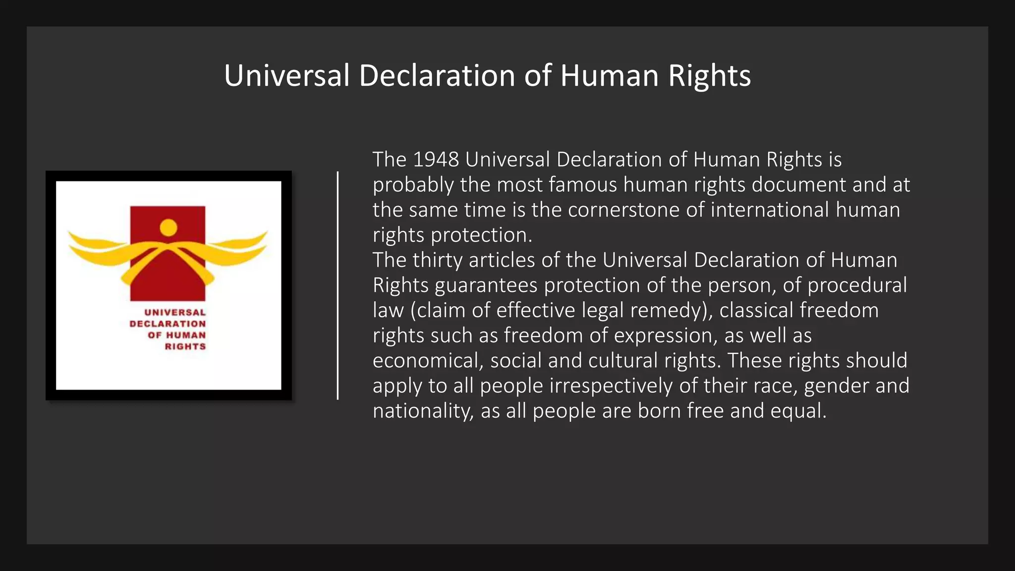 International Bill of Human Right | PPTX
