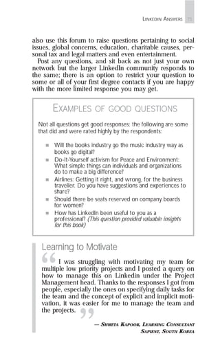 Linkedin Answers | PDF