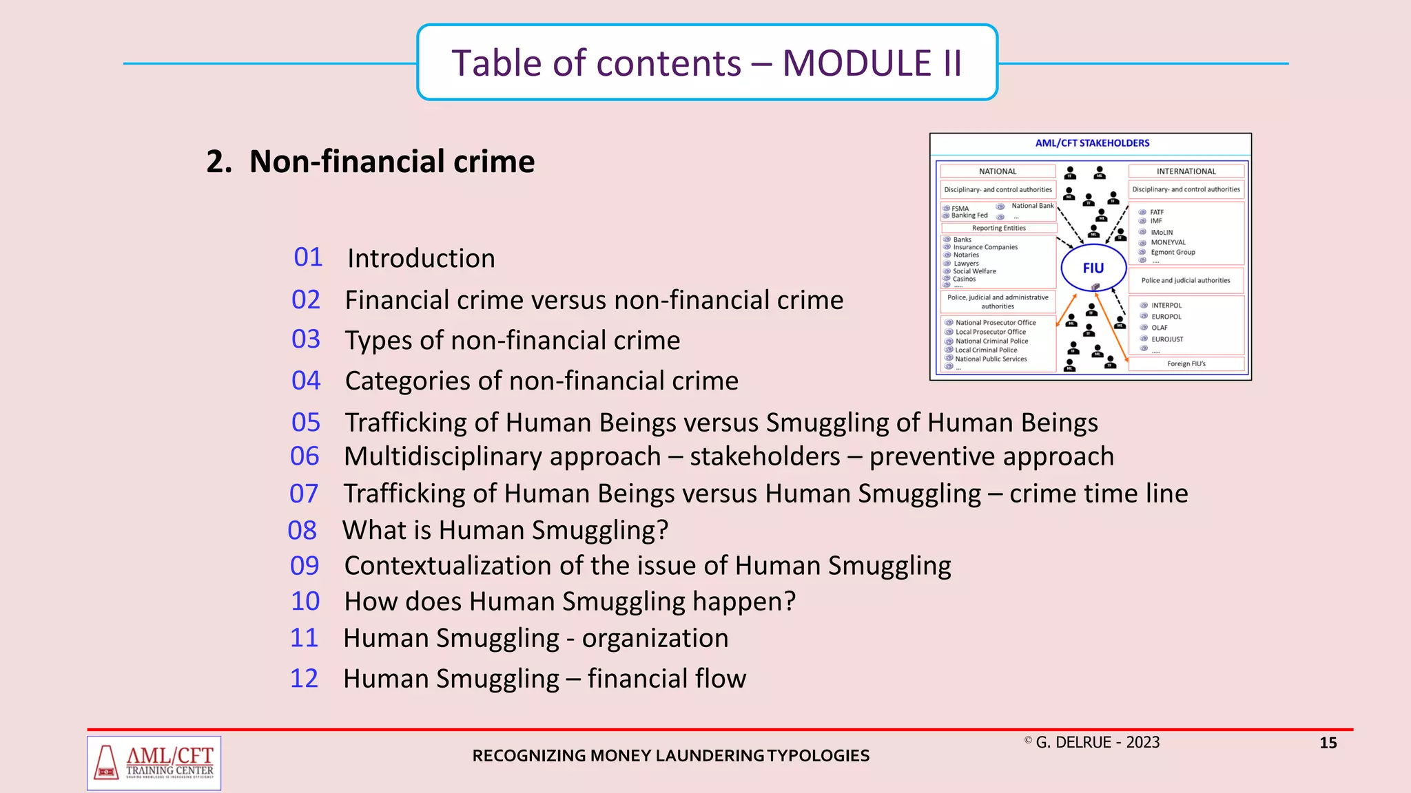 LEARNING TO RECONGNIZE MONEY LAUNDERING TYPOLOGIES - 2023 | PDF