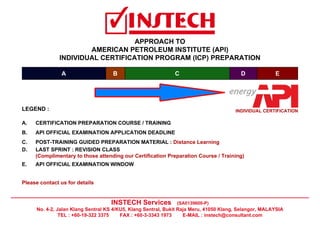 2015 API 510 PRESSURE VESSEL INSPECTOR CERTIFICATION PREPARATION COURSE | PDF