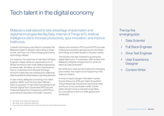 Linkedin Emerging Jobs Report - MALAYSIA | PPT
