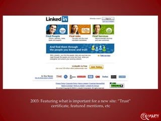 Linkedin Home Page Evolution | PPTX