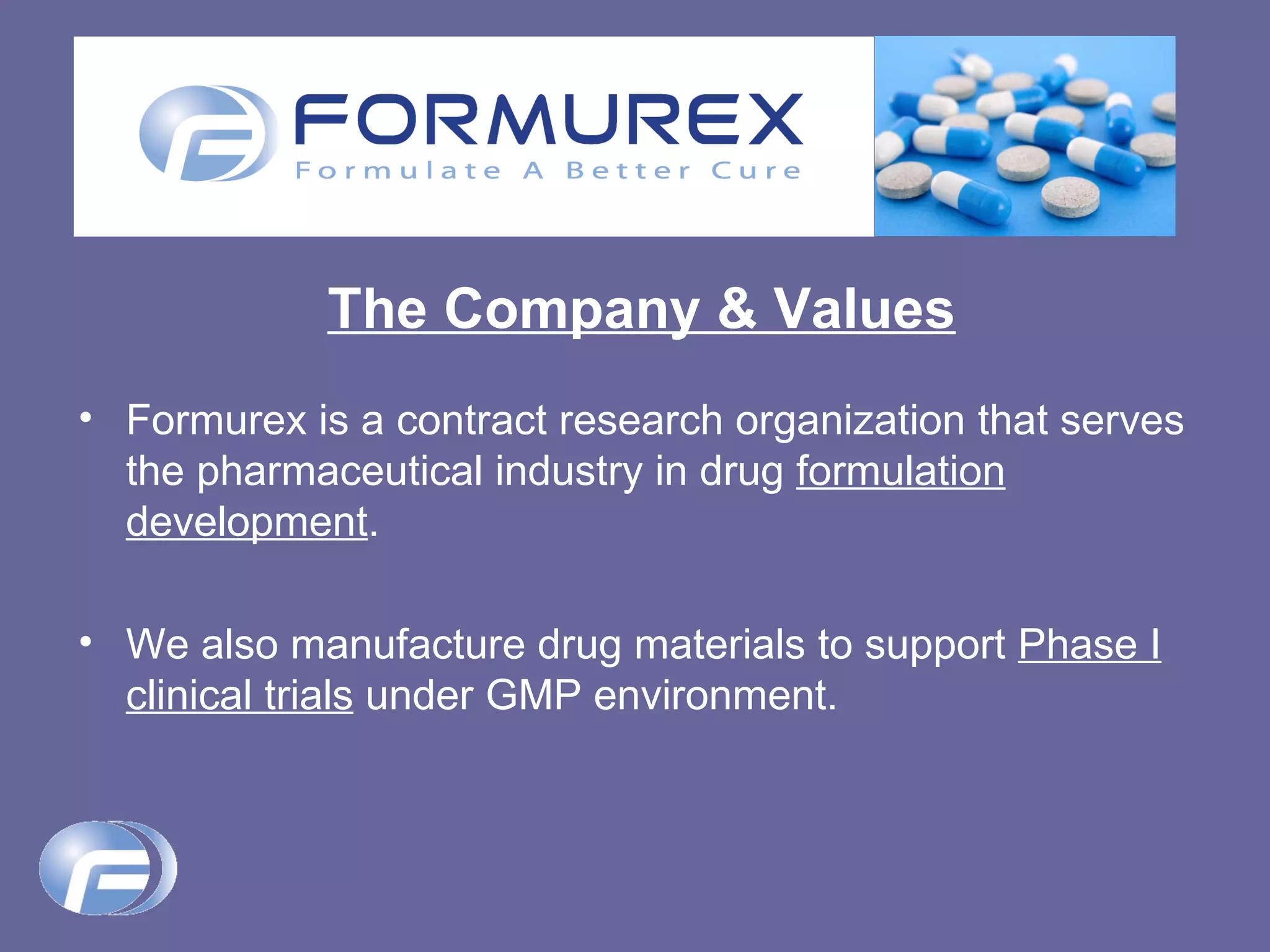 Formurex Presentation | PPT