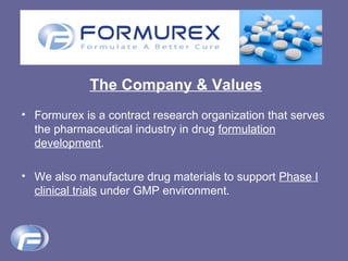 Formurex Presentation | PPT