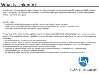 LinkedIn - Getting Started | PPT | Social Networking | Internet