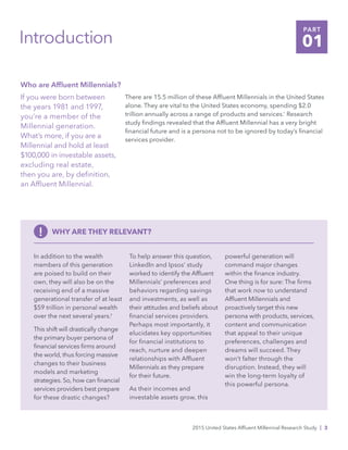 Winning Affluent Millennials: A LinkedIn and Ipsos Study | PDF
