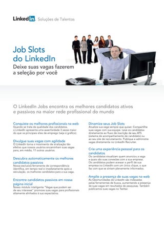 Job Slots do Linkedin | PDF