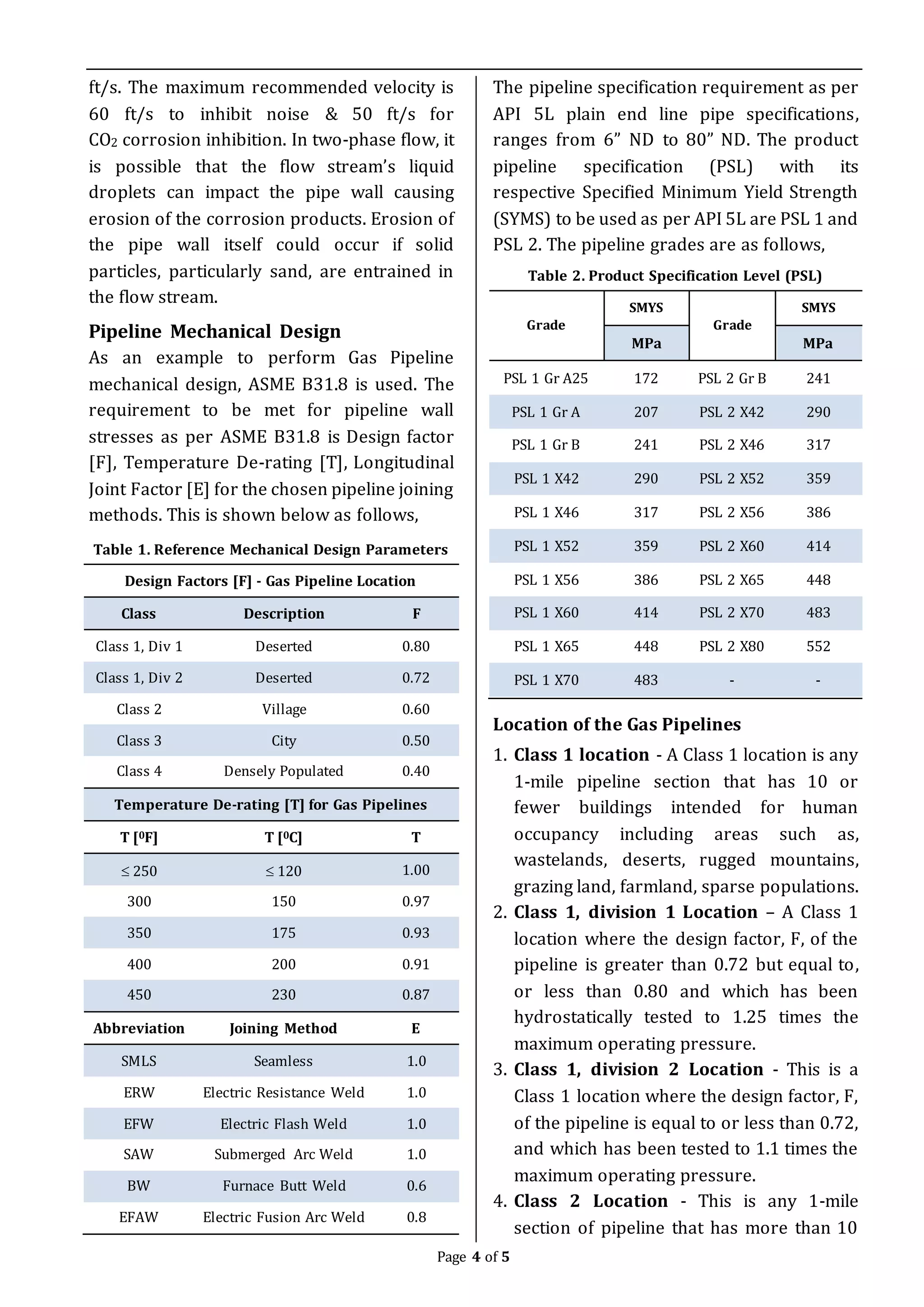 Key Process Considerations for Pipeline Design Basis | DOCX
