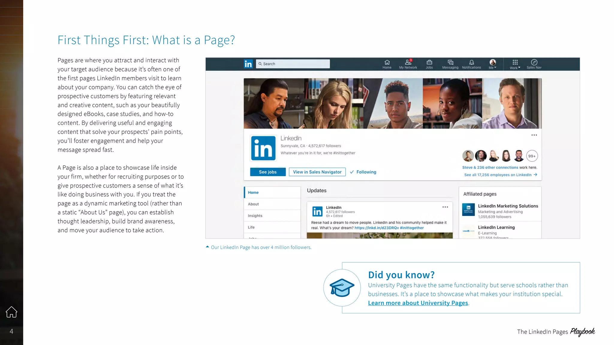 Linkedin Pages Playbook | PPT