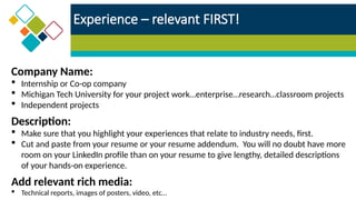 Crafting a Powerful LinkedIn Profile: Your Professional Edge | PPTX
