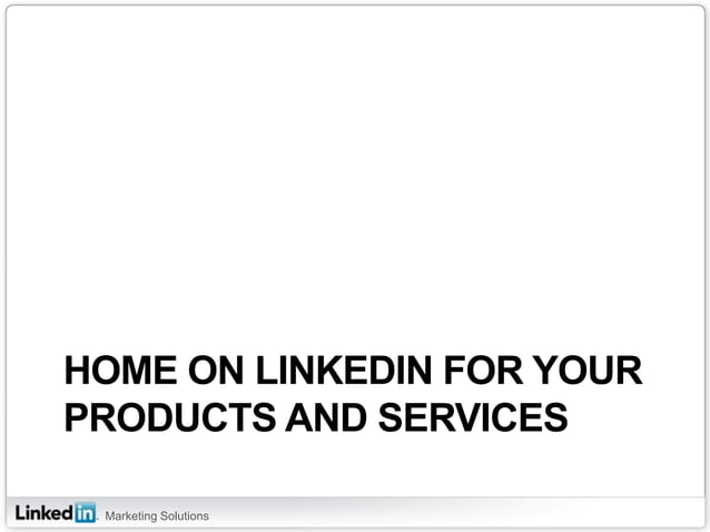 LinkedIn - Social Media Huddle 2010 | PPTX | Social Networking | Internet