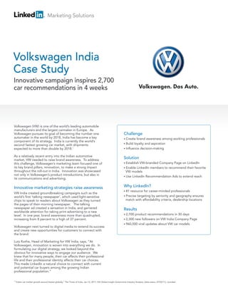 Volkswagen Case Study | PDF