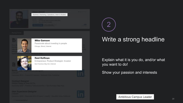 LinkedIn 101: Create a Profile and Learn the Basics! | PPTX | Social ...