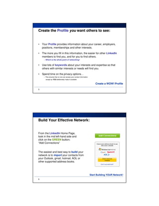 LinkedIn 101 Basics v2 | PDF