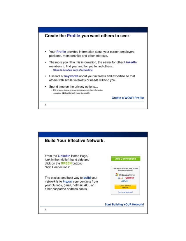 LinkedIn 101 Basics v2 | PDF