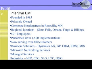 InterDyn BMI Overview | PPT