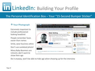 LinkedIn Basics 101 Updated 1-10-2013 | PPT
