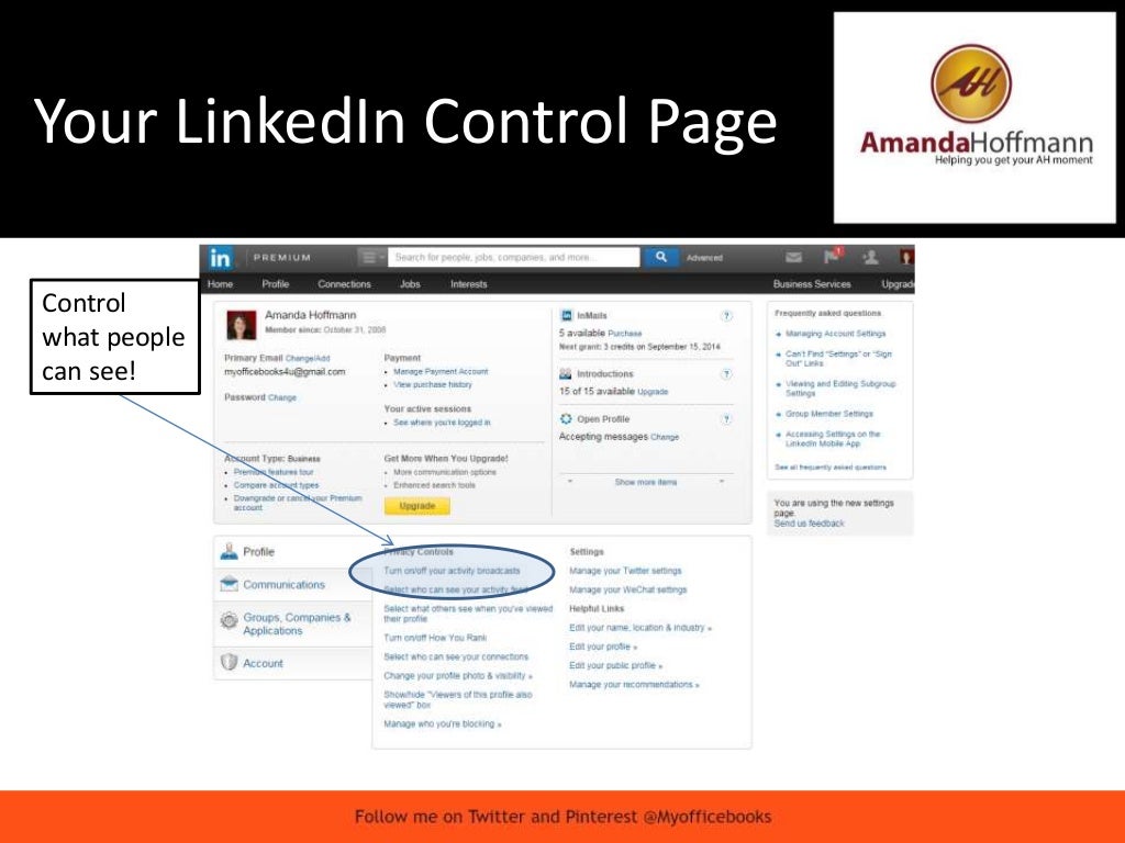 LinkedIn basics 2014