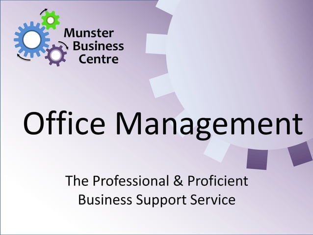 Munster Business Centre | PPT