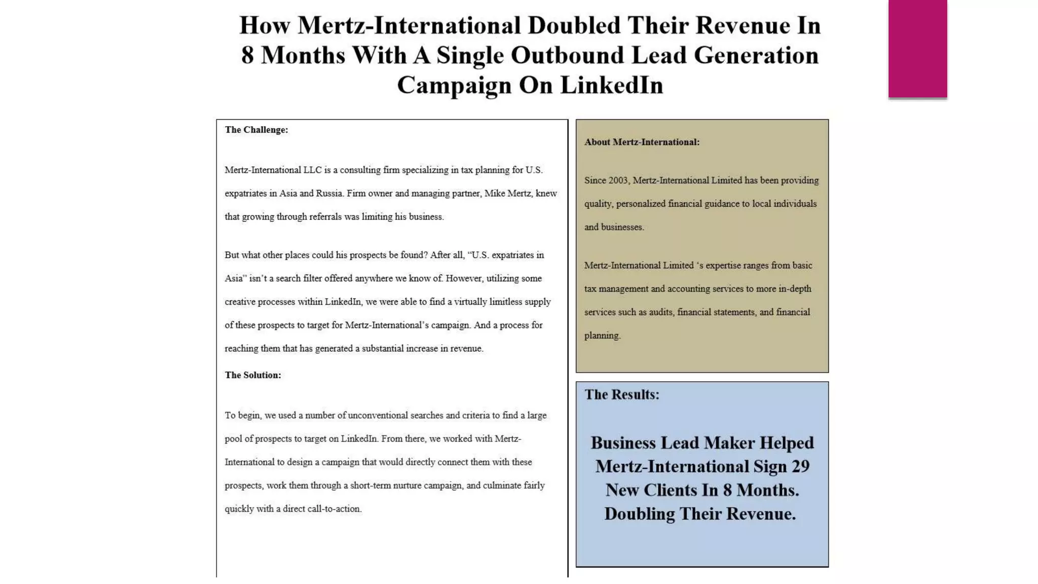 Linkedin case studies slideshare | PPTX