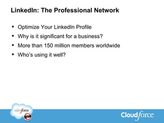 11 Tips for LinkedIn Optimization | PPT