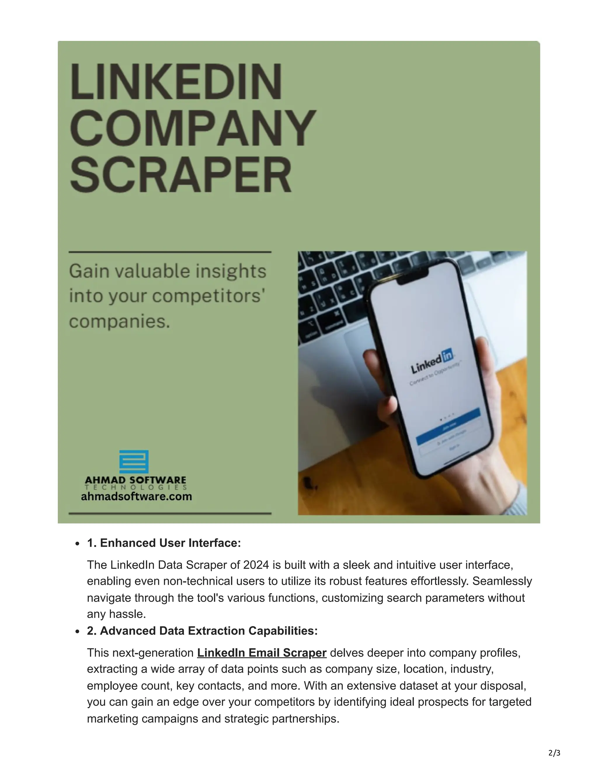 LinkedIn Company Scraper - The Best LinkedIn Scraper Of 2024.pdf