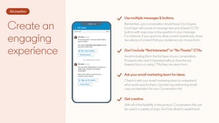 LinkedIn Conversation Ads Best Practices Guide | PDF