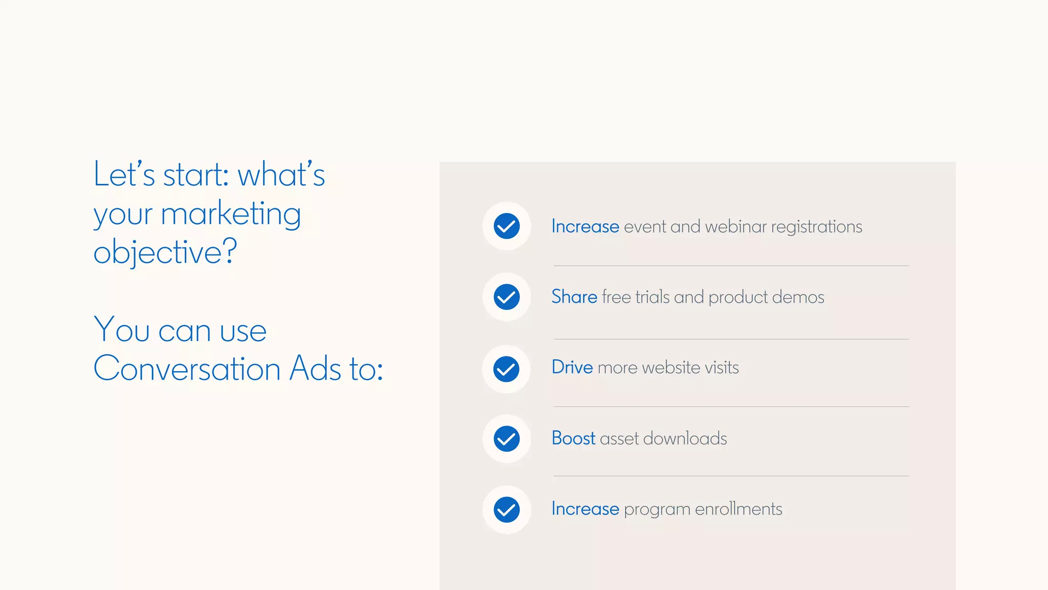 LinkedIn Conversation Ads Templates | PPT