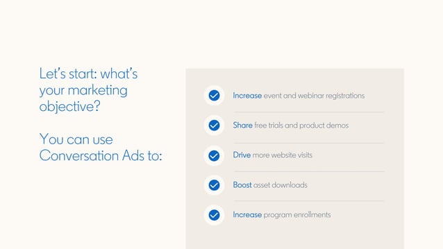 LinkedIn Conversation Ads Templates | PPT