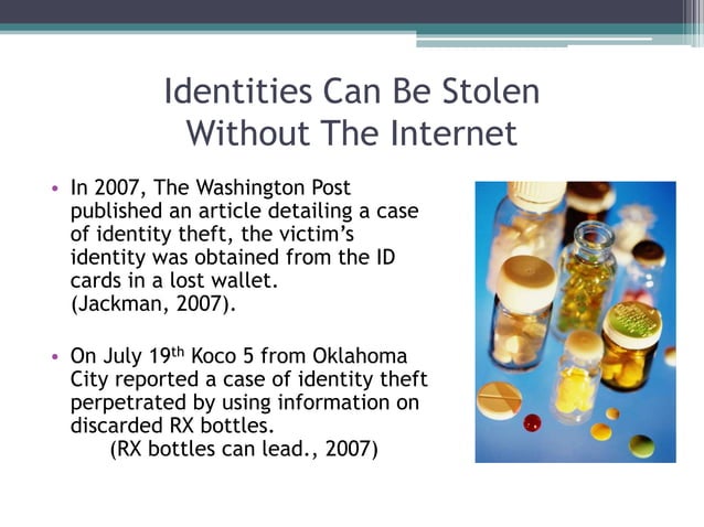 Identity Theft Presentation | PPTX | Internet Safety | Parenting