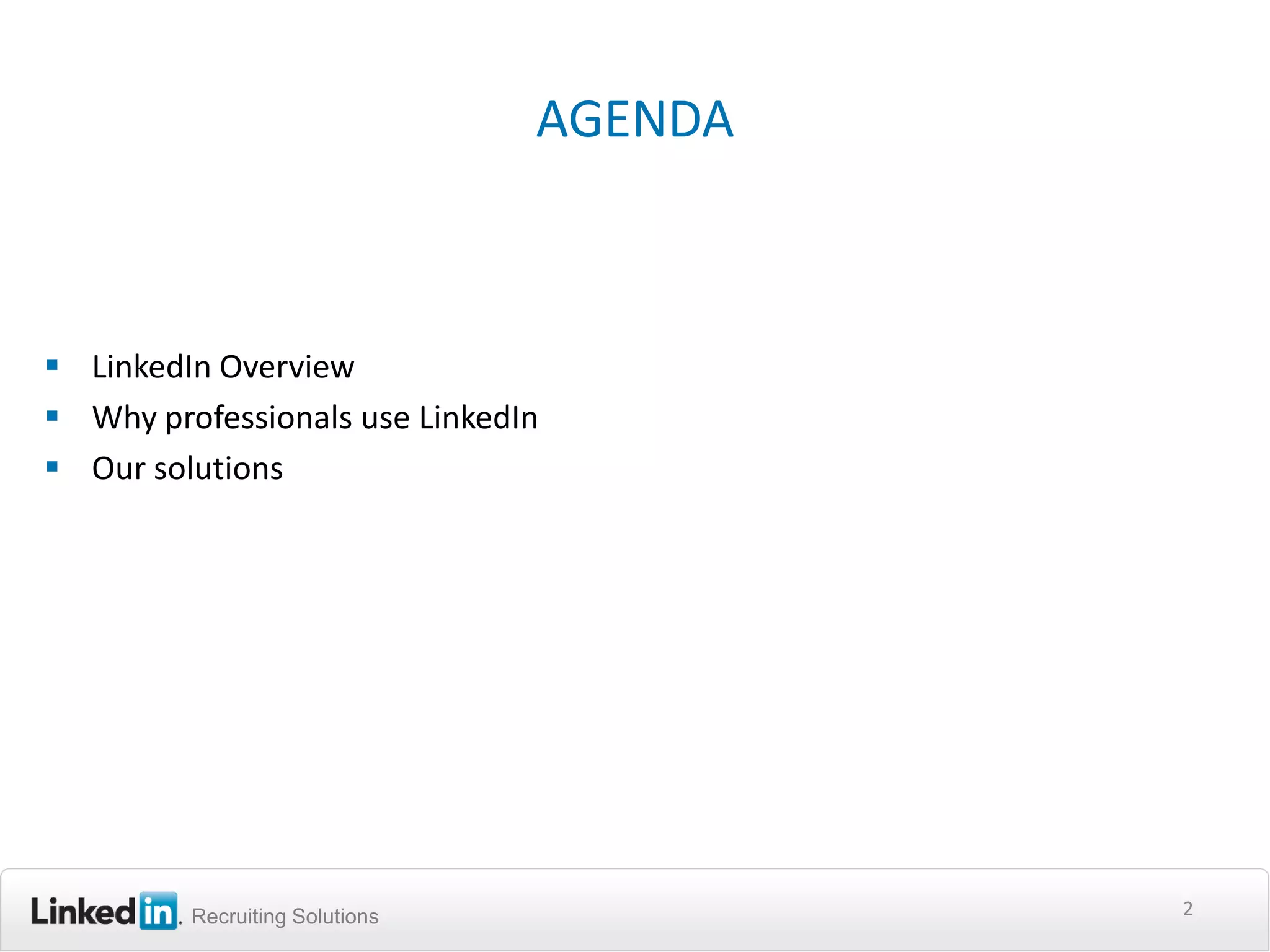 Linkedin Corporate Solution | PPTX