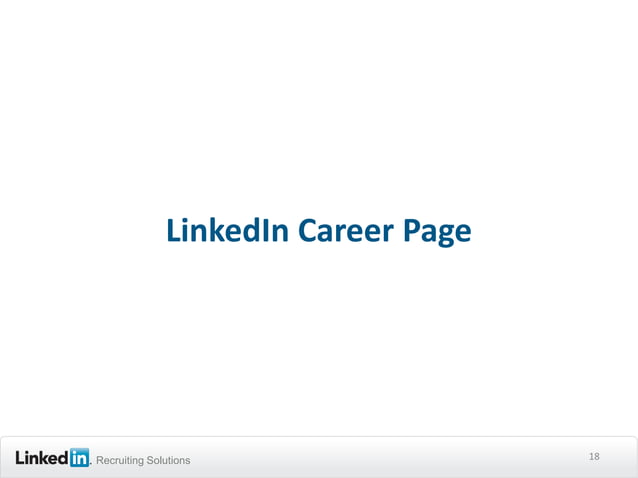 Linkedin Corporate Solution | PPTX