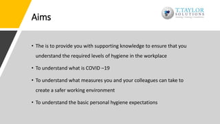 COVID - 19 Hygiene at work | PPT