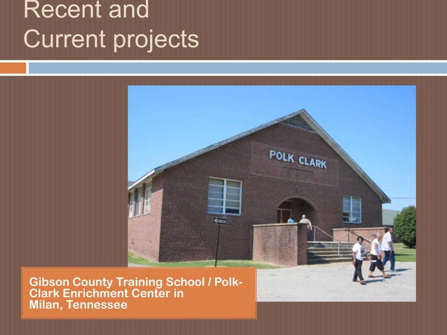 Recent and Current Projects | PPTX